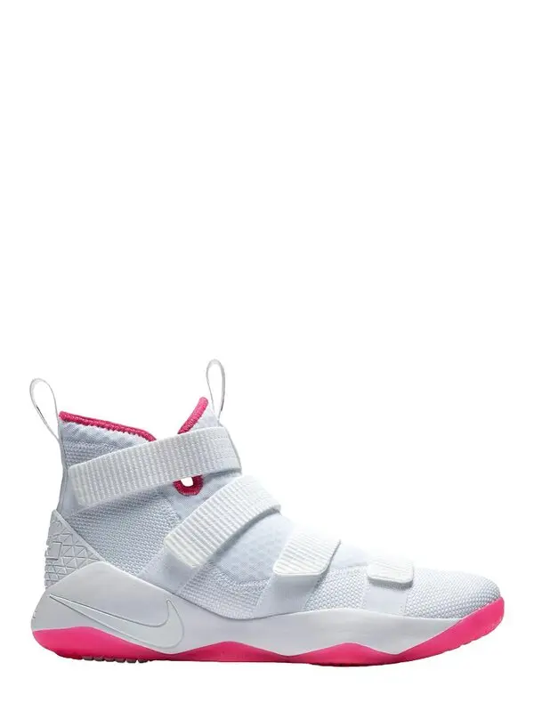 Nike Lebron Soldier 11 Kay Yow Sneakers - White/vivid Pink