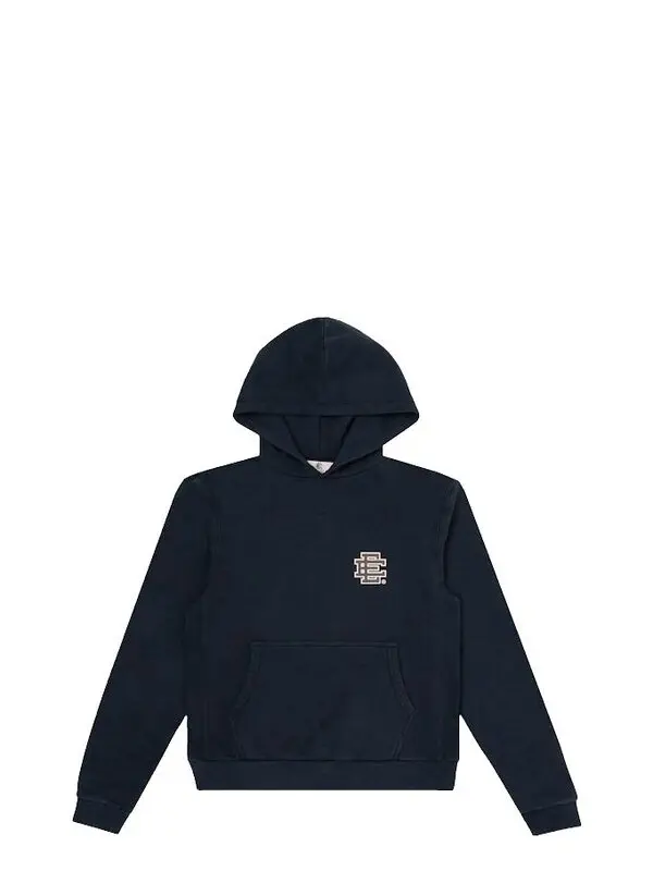 ERIC EMANUEL Ee Basic Hoodie - Caviar/brown