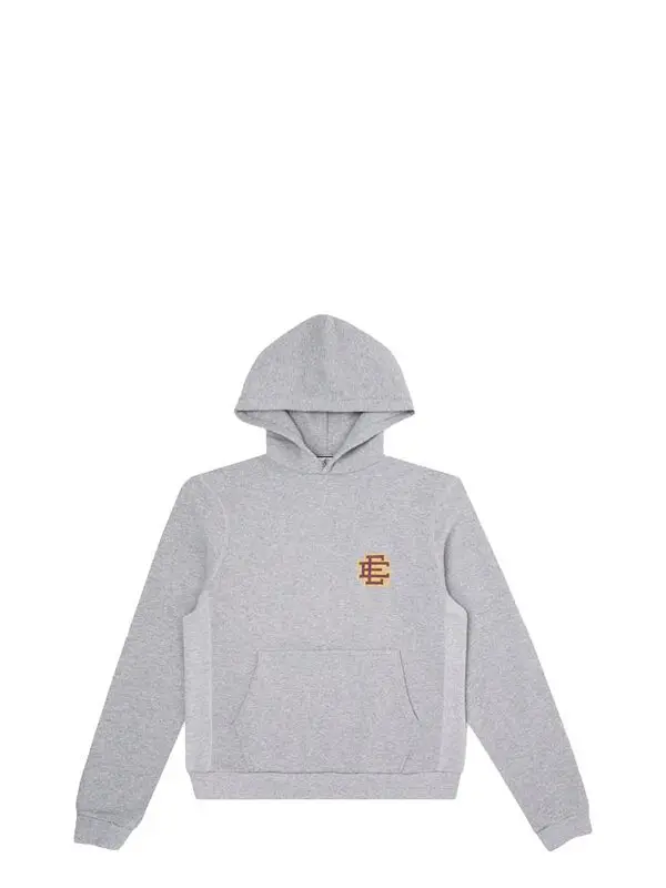 ERIC EMANUEL Ee Basic Hoodie - Heather Grey/purple/yellow