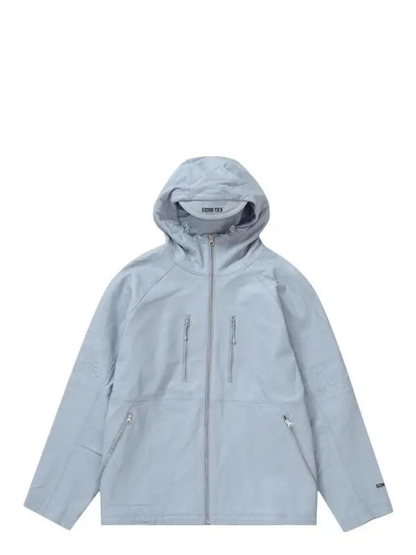 Supreme Gore-tex Leather Jacket - Light Grey