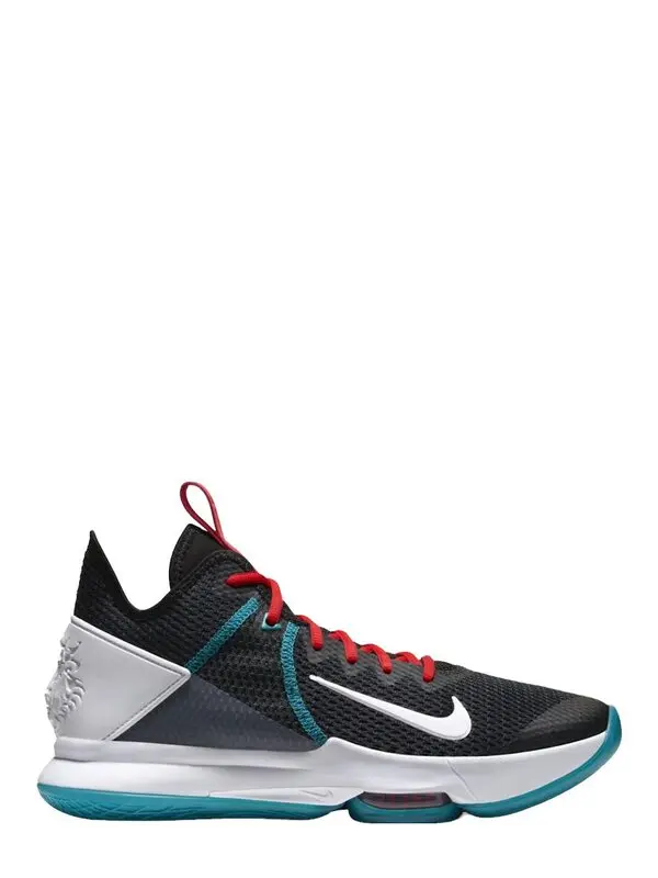 Nike Lebron Witness 4 Ep Sneakers - Black/white/chile Red
