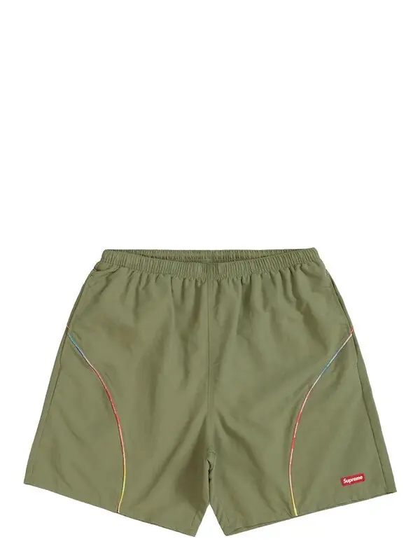 Supreme Gradient Piping Water Short - Olive