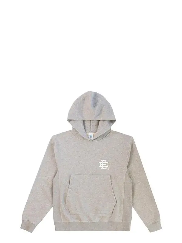ERIC EMANUEL Ee Basic Hoodie - Heather Grey/white