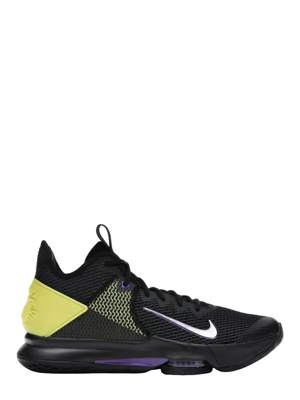 Nike Lebron Witness 4 Sneakers - Black/opti Yellow/white