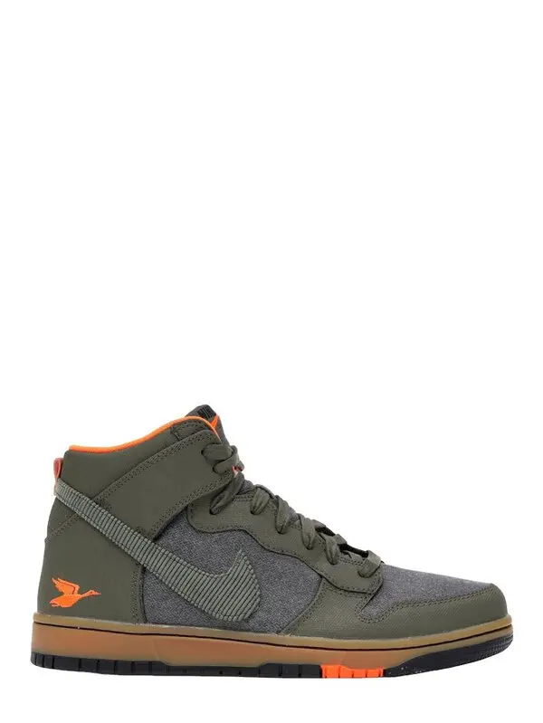 Nike Dunk Cmft Swoosh Social Club Sneakers - Medium Olive/gum Light Brownone-colortotal Orangeone-colorblack