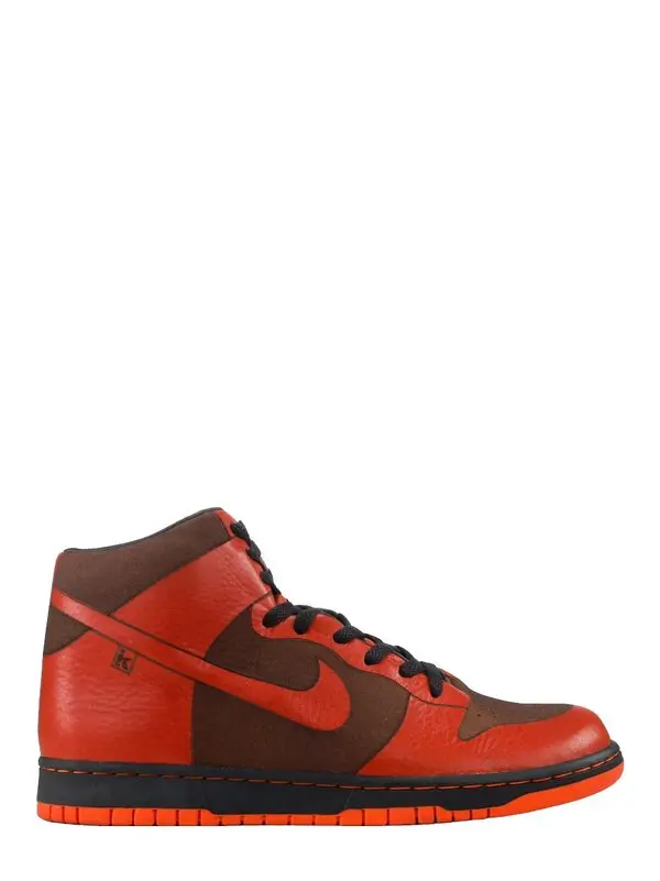 Nike Dunk High 1piece Laser Sneakers - Spice/black