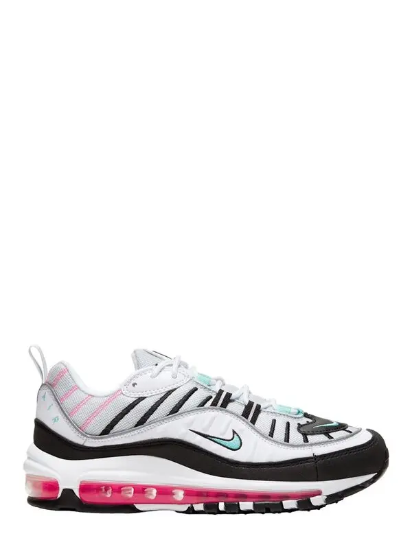 Nike Air Max 98 Sneakers - Pure Platinum/black/pink Blast
