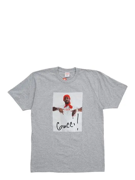 Supreme Gucci Mane Tee Shirt - Grey