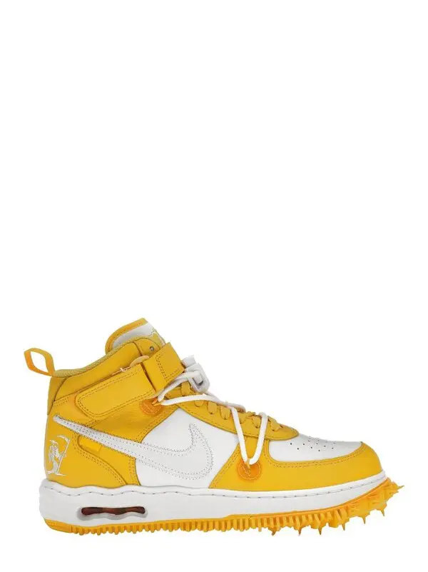 Nike Air Force 1 Mid Sp Off White Varsity Maize - White/varsity Maize