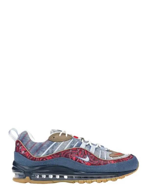 Nike Air Max 98 Wild West Sneakers - Light Armory Blue/university Red/sail