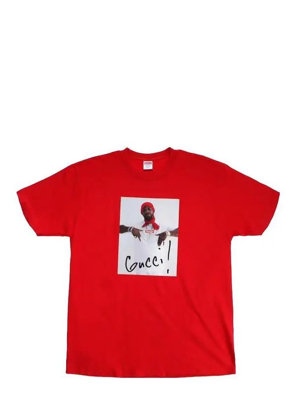 Supreme Gucci Mane Tee Shirt - Red