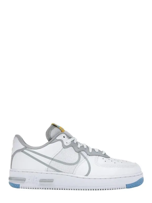 Nike Air Force 1 React - White/light Smoke Grey/university Gold