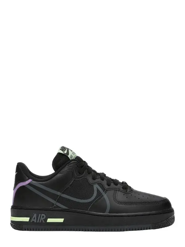 Nike Air Force 1 React - Black/anthracite/violet Star