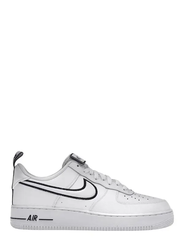 Nike Air Force 1 Low Outline Swoosh - White/black