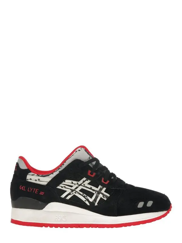 Asics Gel-lyte Iii Titolo Papercut Sneakers - Black/red/white