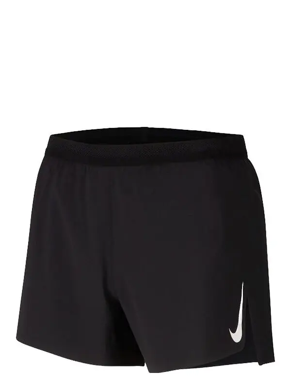 Nike Aeroswift 4" Brief-lined Racing Shorts - Black/white