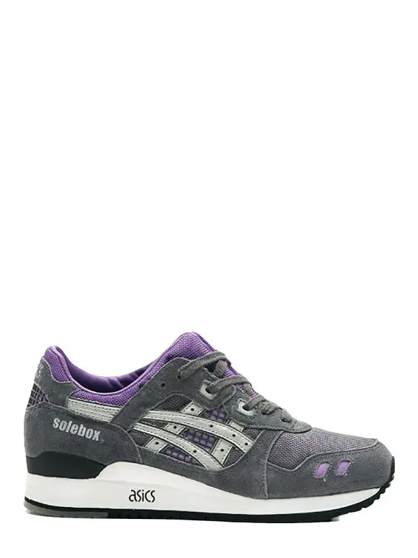 Asics Gel-lyte Iii Solebox Sneakers - Solebox Grey/silver/purple