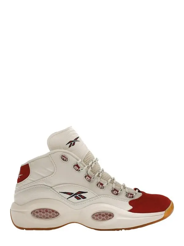 REEBOK Question Mid Vintage Toein Sneakers - White/red