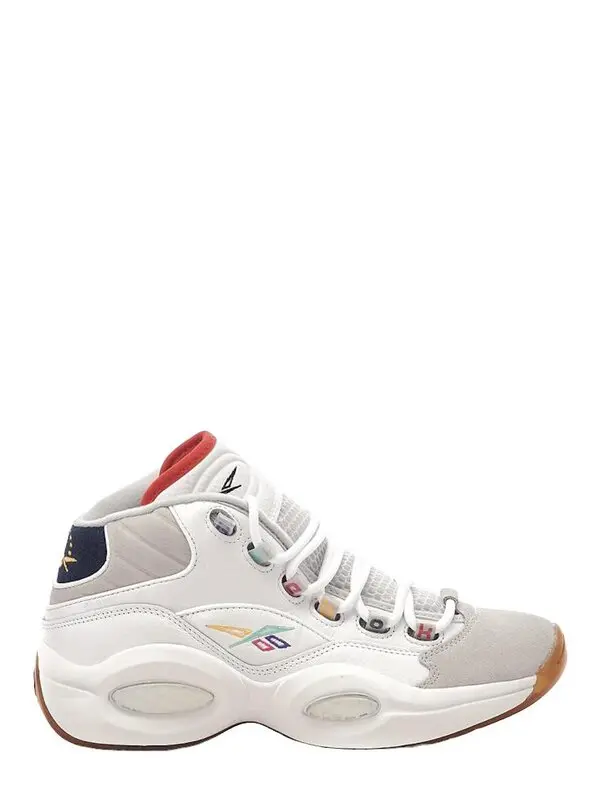 REEBOK Question Mid Sneakers - Cloud White/vector Navy Blue/pure Grey