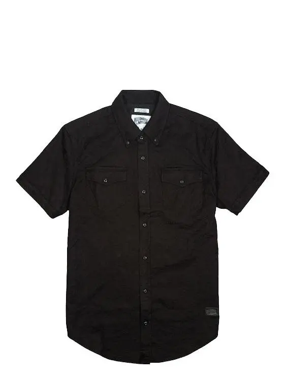 BILLIONAIRE BOYS CLUB Gardens Woven Shirt - Black