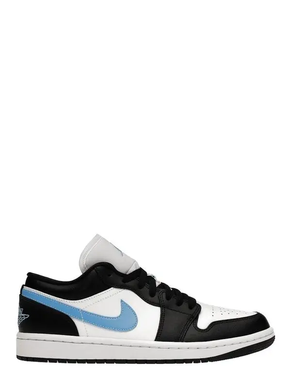 JORDAN 1 Low - Black/university Blue/white