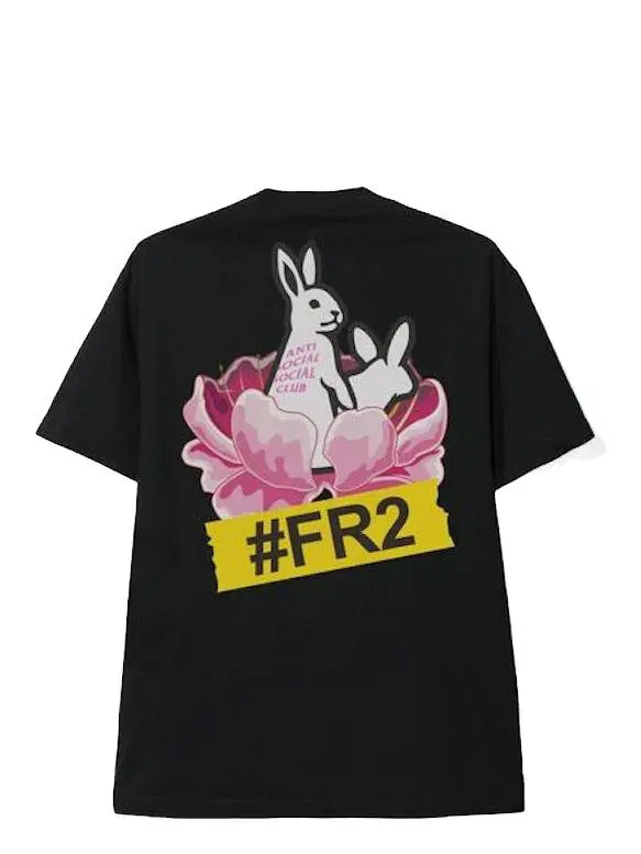 ANTI SOCIAL SOCIAL CLUB X Fr2 Lapin T-shirt - Black