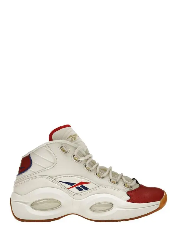 REEBOK Question Mid Sneakers - White/red/blue