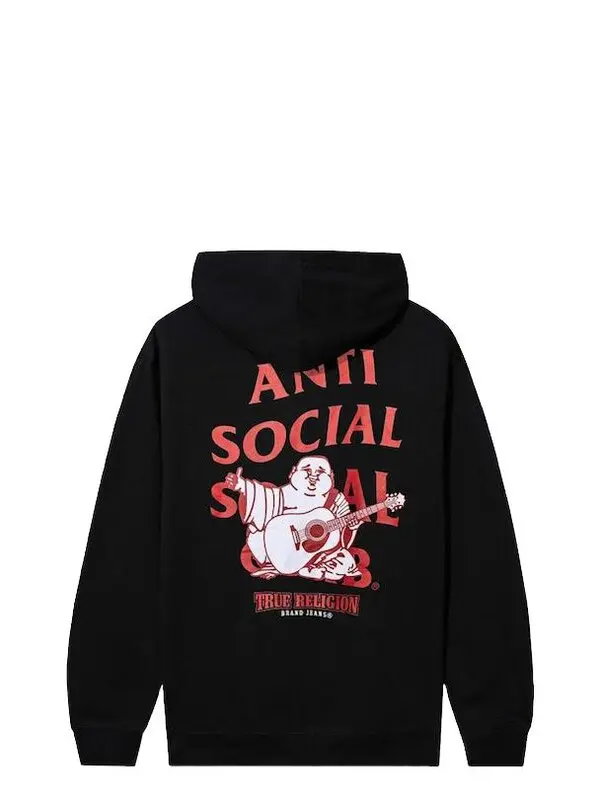 ANTI SOCIAL SOCIAL CLUB X True Religion Antitruth Premium Heavyweight Hoodie - Black