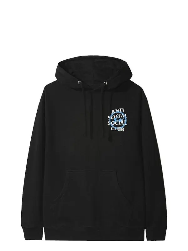 ANTI SOCIAL SOCIAL CLUB X Fragment Blue Bolt Hoodie - Black