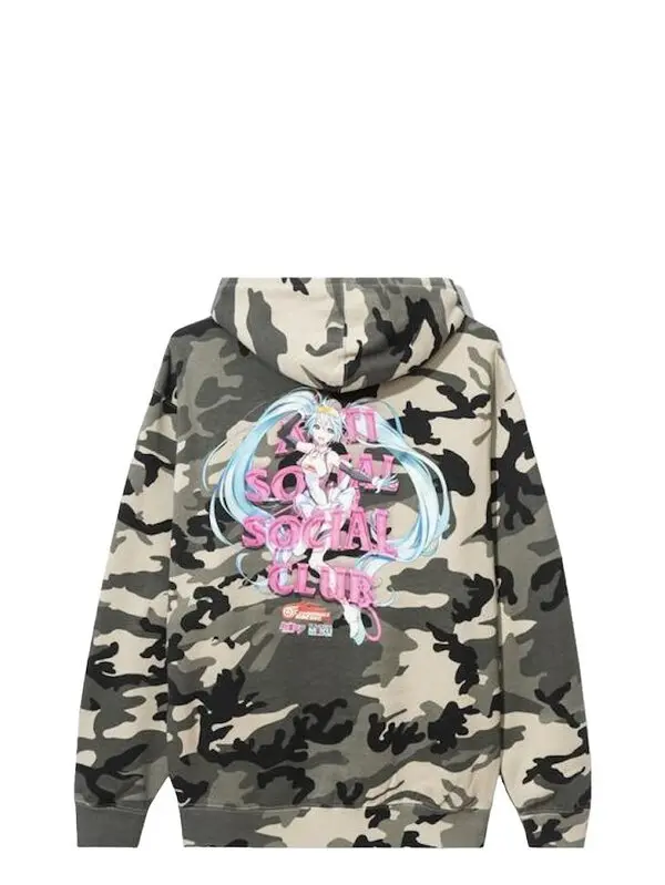 ANTI SOCIAL SOCIAL CLUB X Good Smile Racing Hatsune Miku Hoodie - Camo