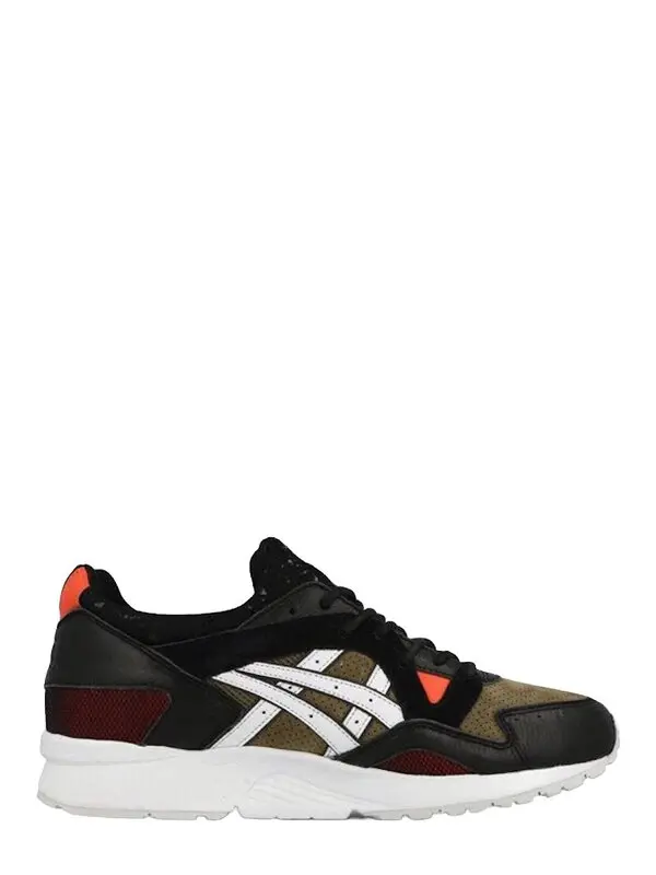 Asics Gel-lyte V High Top Sneakers - Black/olive/red