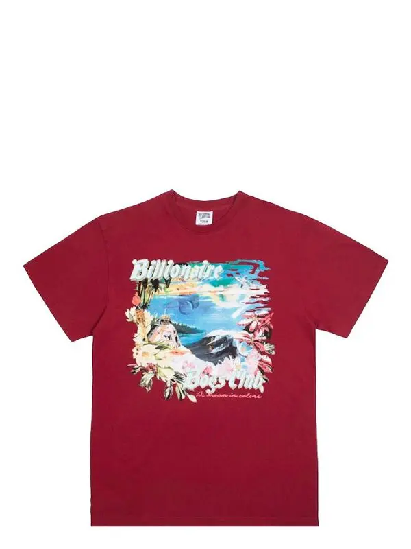 BILLIONAIRE BOYS CLUB Island Knit Tee Shirt - Red