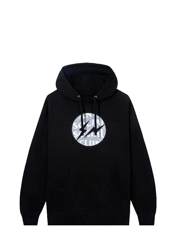 ANTI SOCIAL SOCIAL CLUB X Fragment Called Interference Hoodie Fw22 - Black