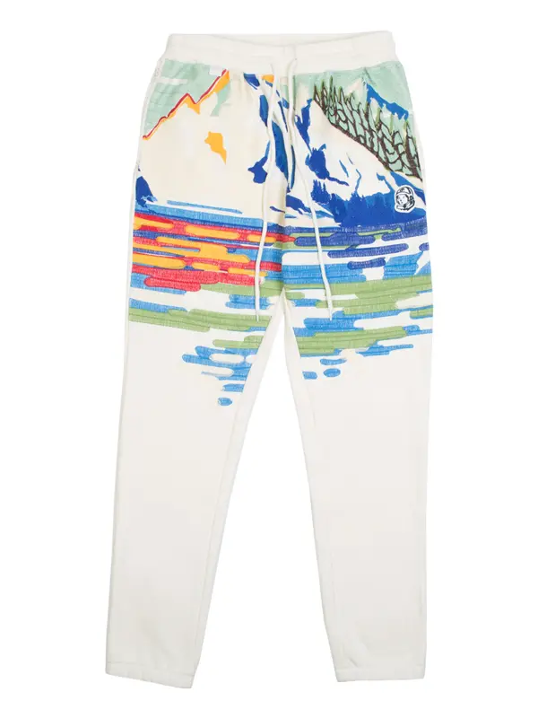 BILLIONAIRE BOYS CLUB Waves Sweatpants - White/heather Grey