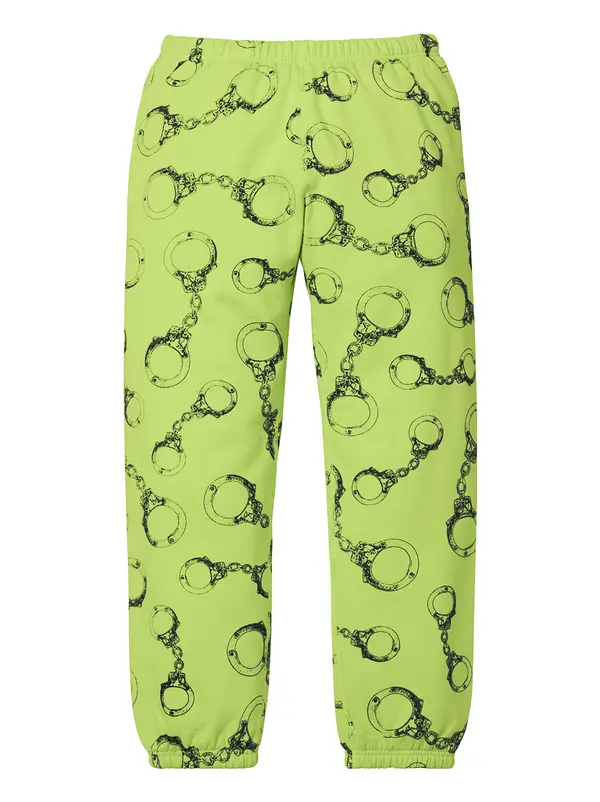 Supreme Handcuffs Sweatpant - Bright Green
