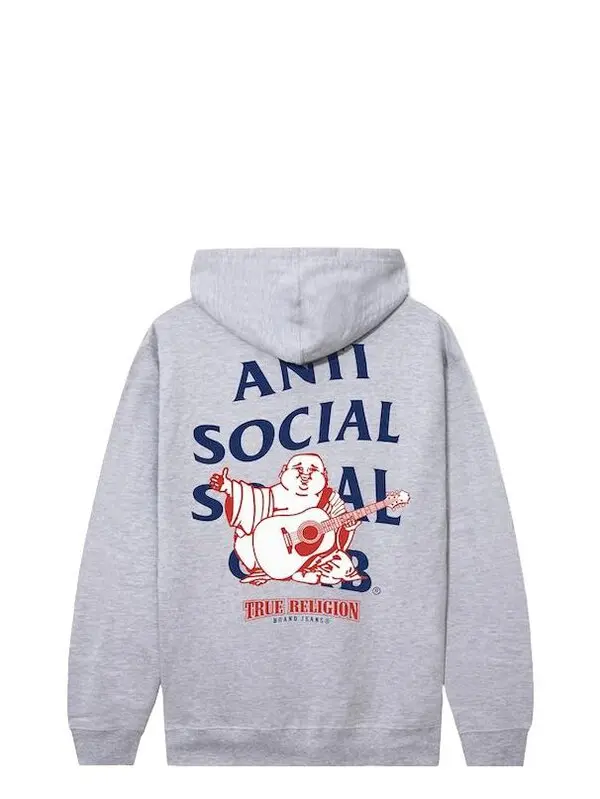 ANTI SOCIAL SOCIAL CLUB X True Religion Antitruth Premium Heavyweight Hoodie - Grey