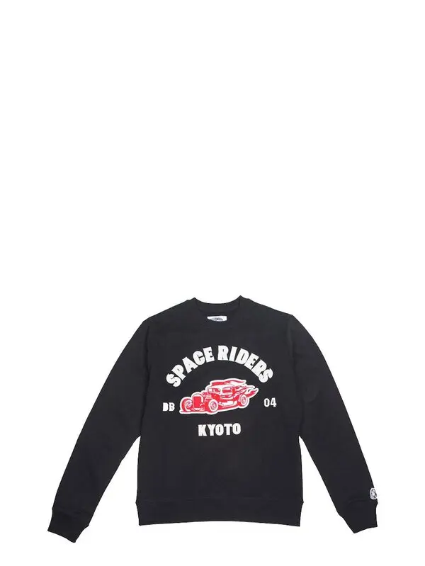 BILLIONAIRE BOYS CLUB Ride Or Fly Crew Sweater - Black