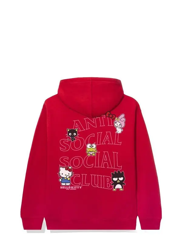 ANTI SOCIAL SOCIAL CLUB X Hello Kitty And Friends Hoodie - Red