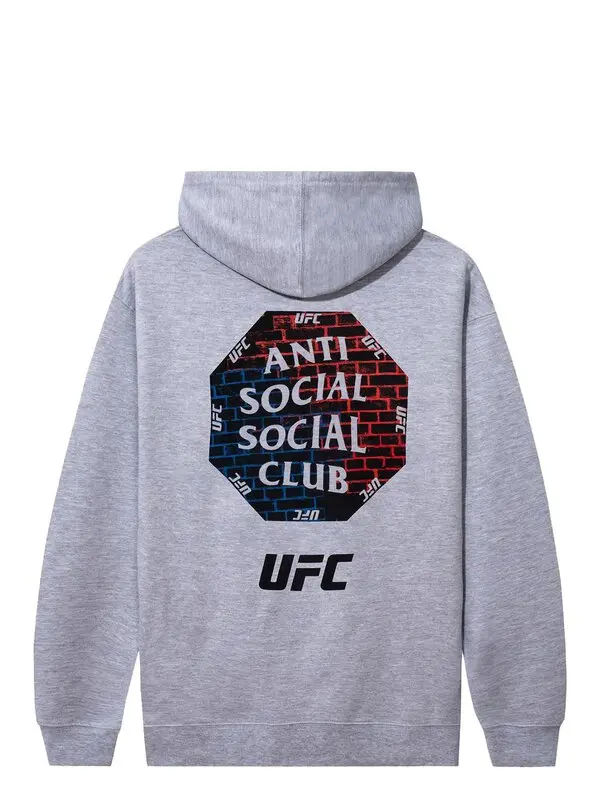 ANTI SOCIAL SOCIAL CLUB X Ufc Conned Zip-up - Grey
