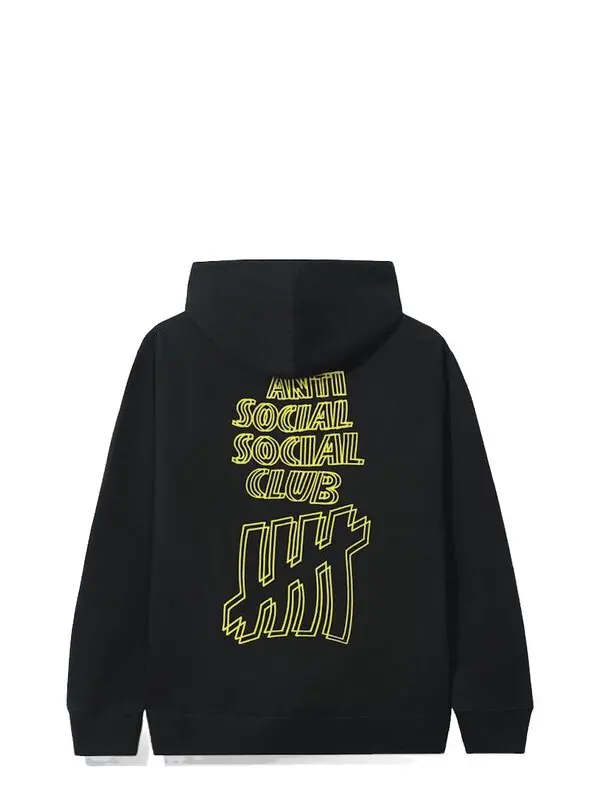 ANTI SOCIAL SOCIAL CLUB X Undefeated Hoodie - Black