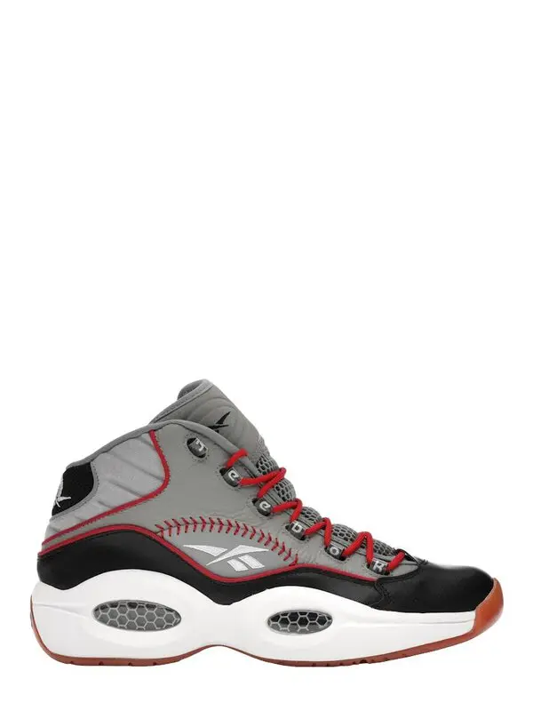 REEBOK Question Mid Practice Sneakers - Tin Grey/black/white
