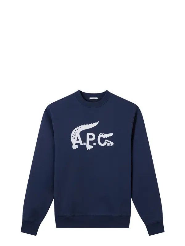 A.p.c. X Lacoste Sweatshirt - Navy Blue