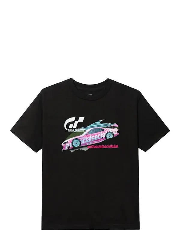 ANTI SOCIAL SOCIAL CLUB X Gran Turismo Gt500 T-shirt - Black