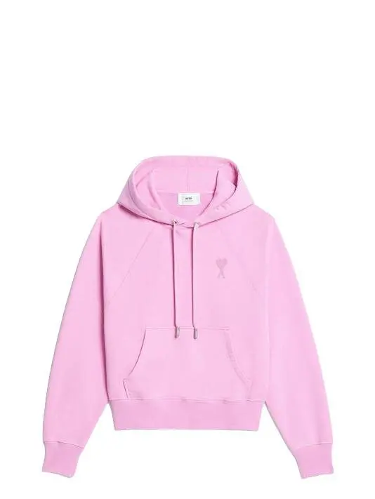 Ami De Coeur Tonal Popover Hoodie - Candy Pink