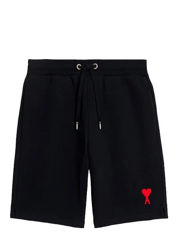 Ami Tonal Adc Shorts - Black/red