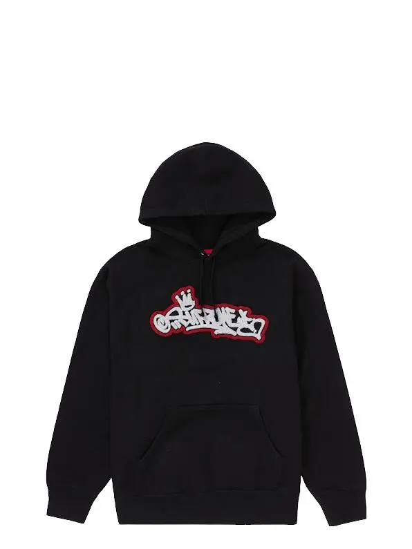 Supreme Handstyle Hooded Sweatshirt - Black