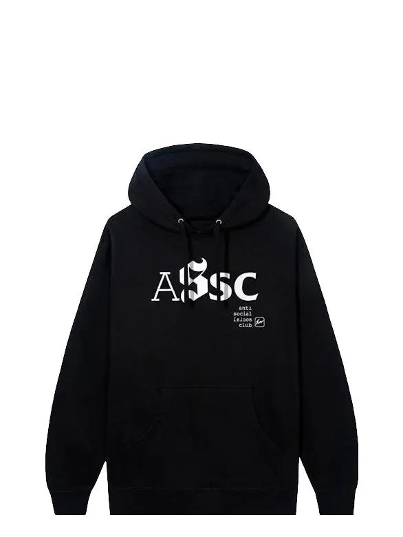 ANTI SOCIAL SOCIAL CLUB X Fragment Type A Hoodie Fw22 - Black