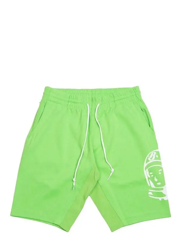 BILLIONAIRE BOYS CLUB Large Helmet Shorts - Green/flash