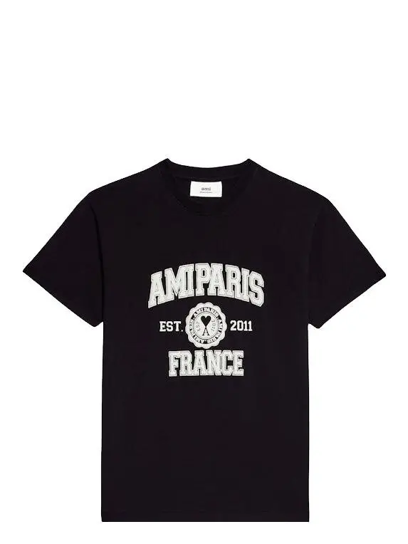 Ami France T-shirt - Black/white