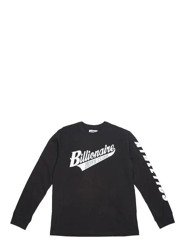 BILLIONAIRE BOYS CLUB League Long Sleeve Tee Shirt - Black